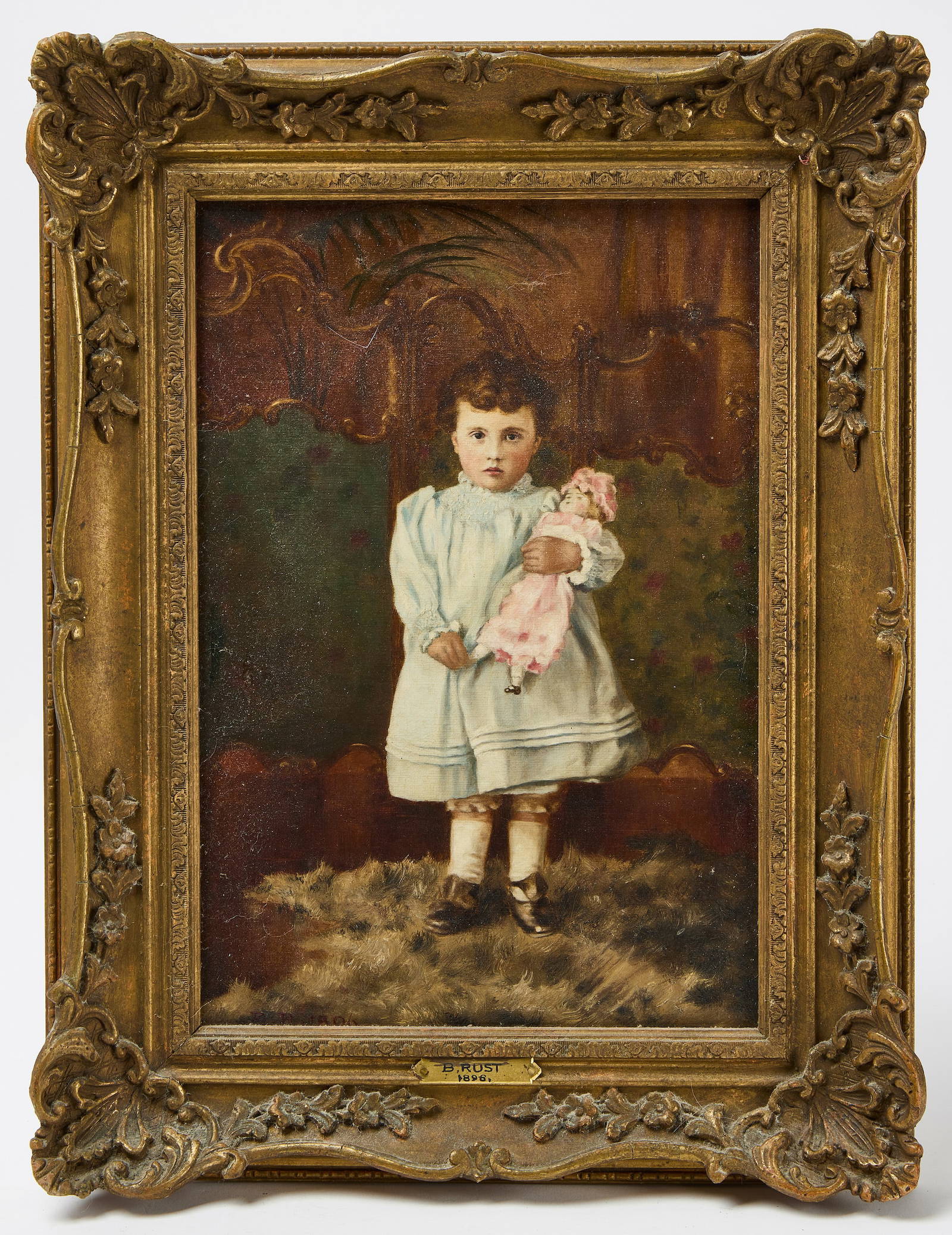 B. Rust - Girl With Doll Auction
