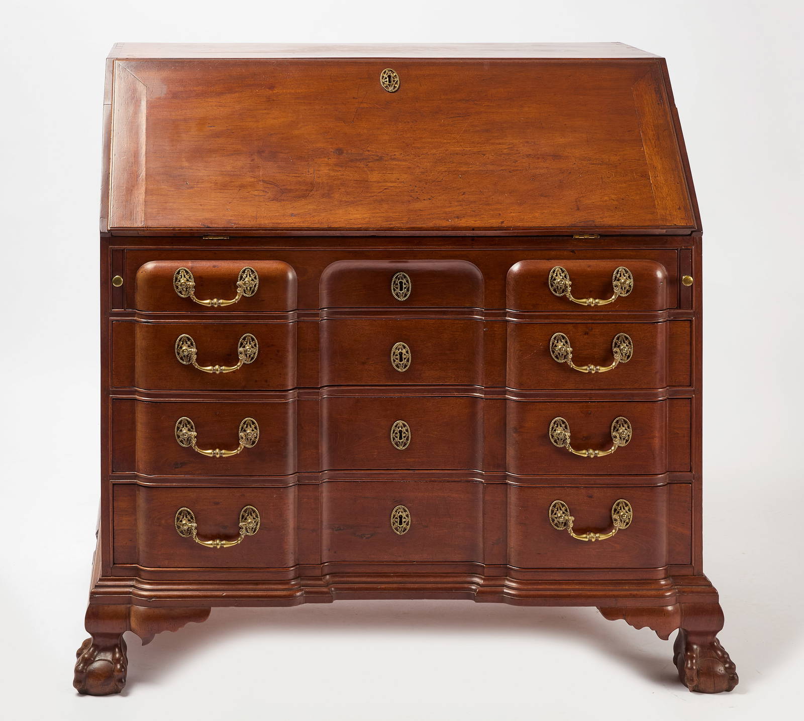 Chippendale Block Front Desk Auction