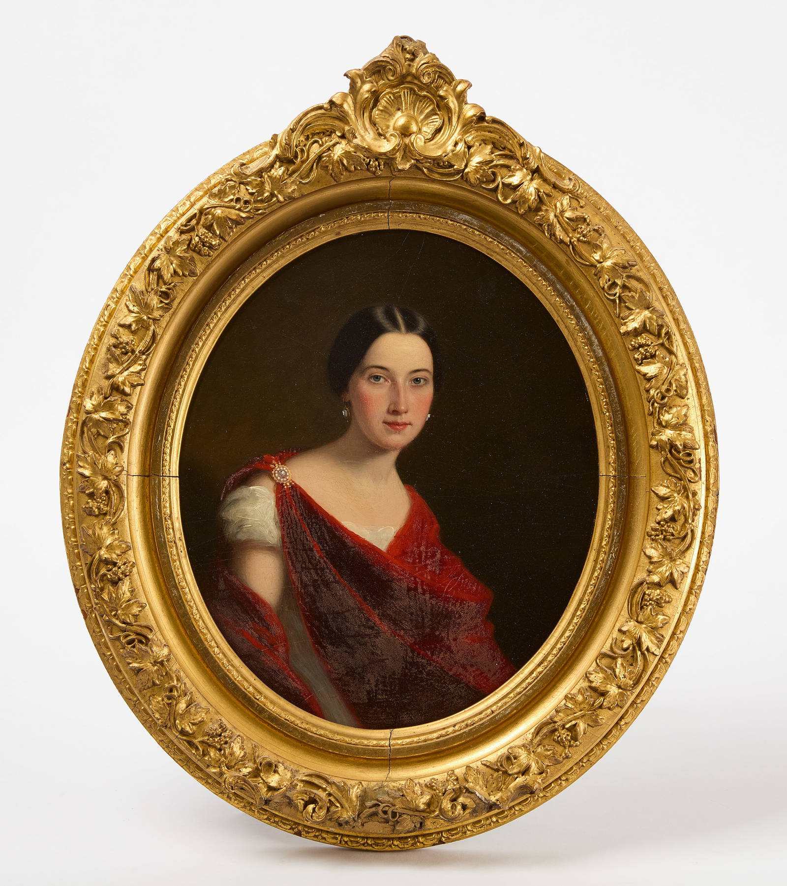 F. R. Spencer - Lady In Red Auction