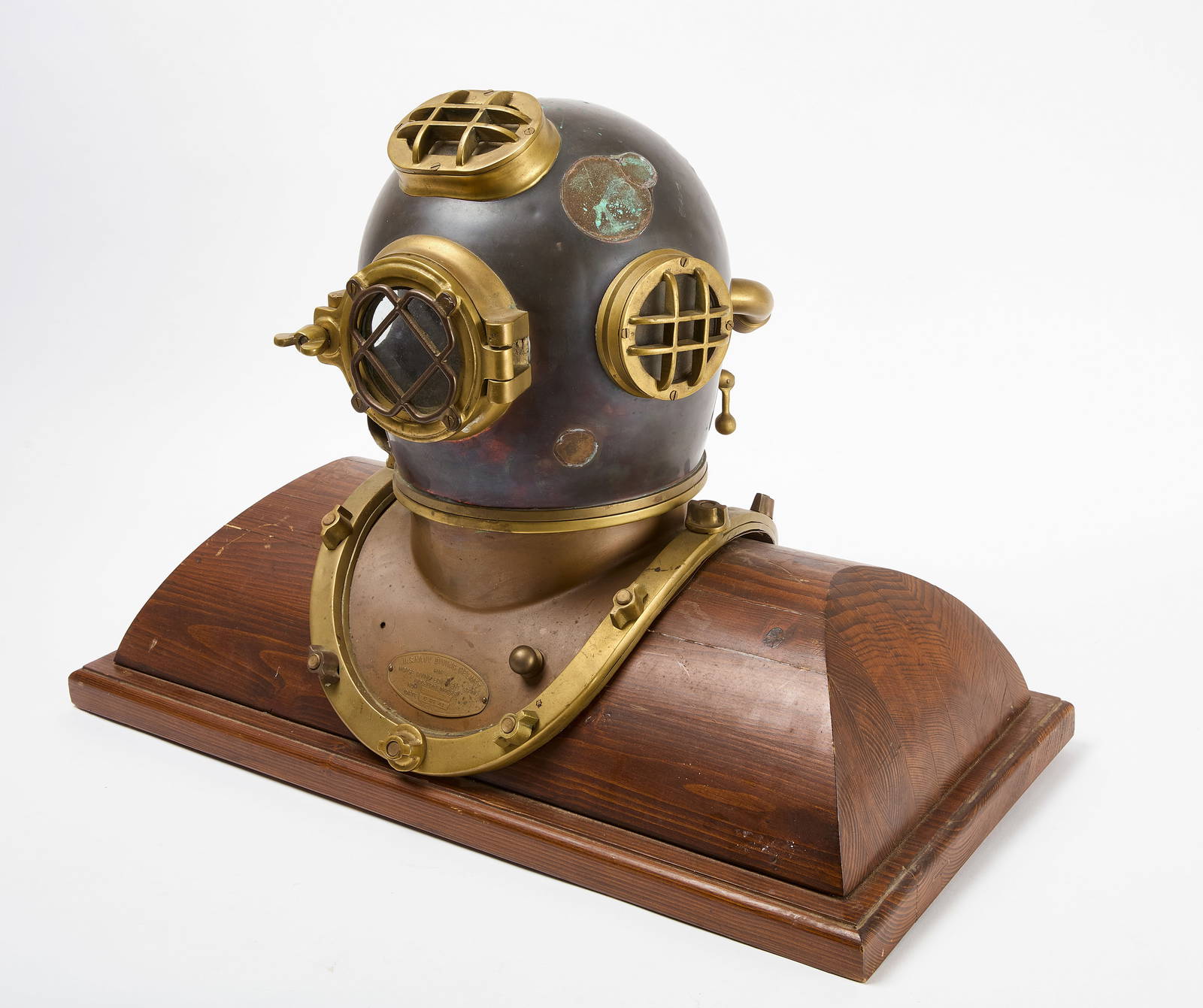 Bronze U.s. Navy Diving Helmet, Mark V, 1941 Auction