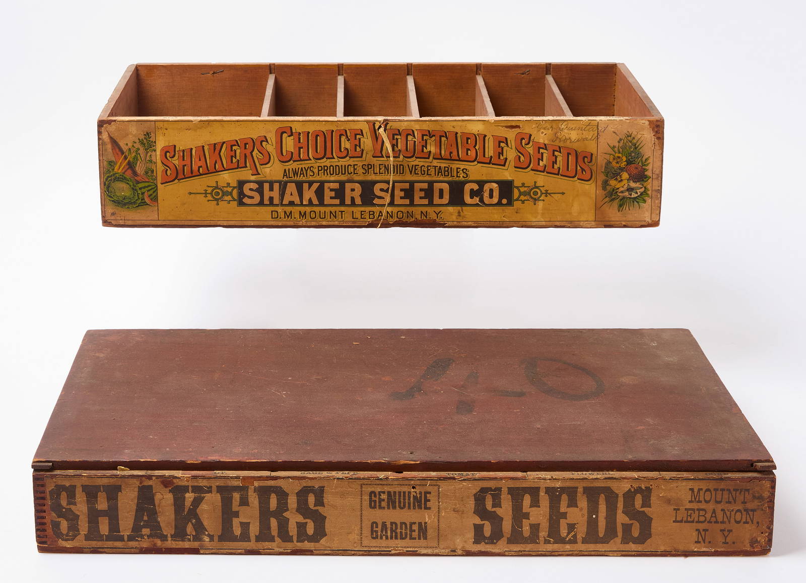 Two Shaker Seed Boxes Auction