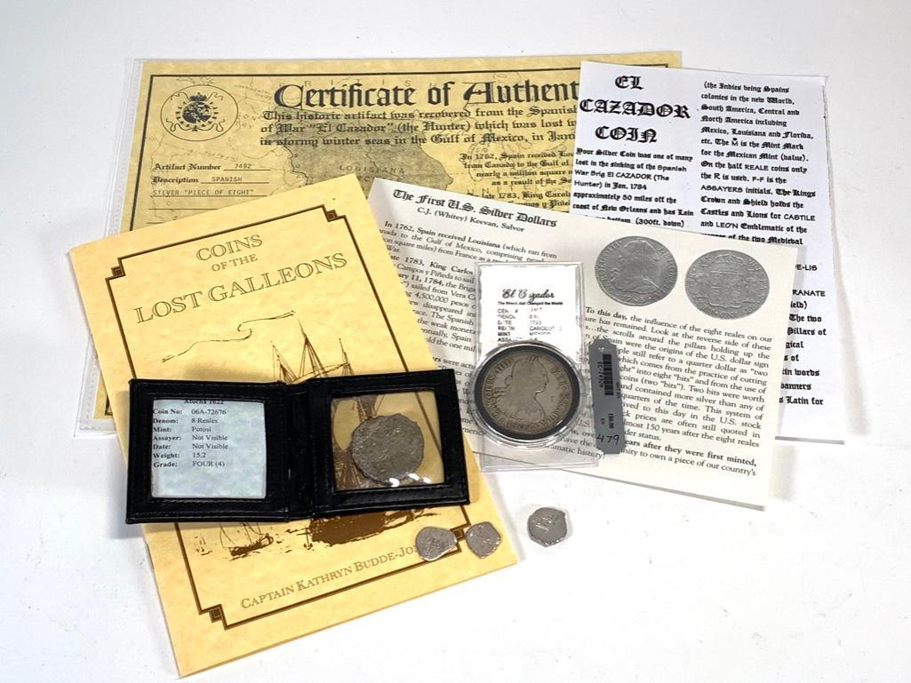Lot of Spanish Galleon Coins - Apr 25, 2020 | Neue Auctions in OH