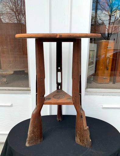 Occasional Table With Gun Stock Legs