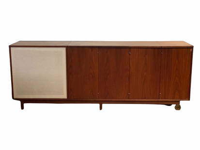 Mid Century Walnut Stereo Cabinet