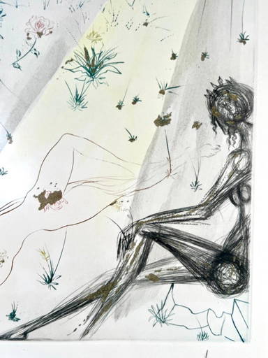 Salvador Dali Drypoint, Song Of Songs Of Solomon, Shepherd