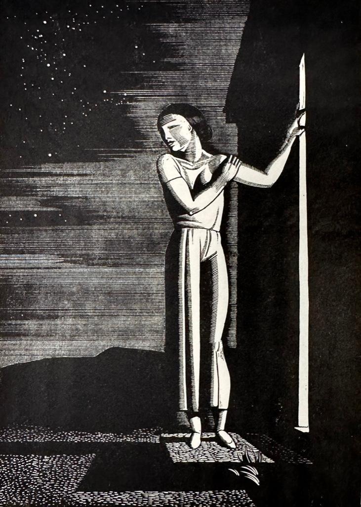 Rockwell Kent Wood Engraving, Starry Night - Mar 11, 2023 | Neue ...