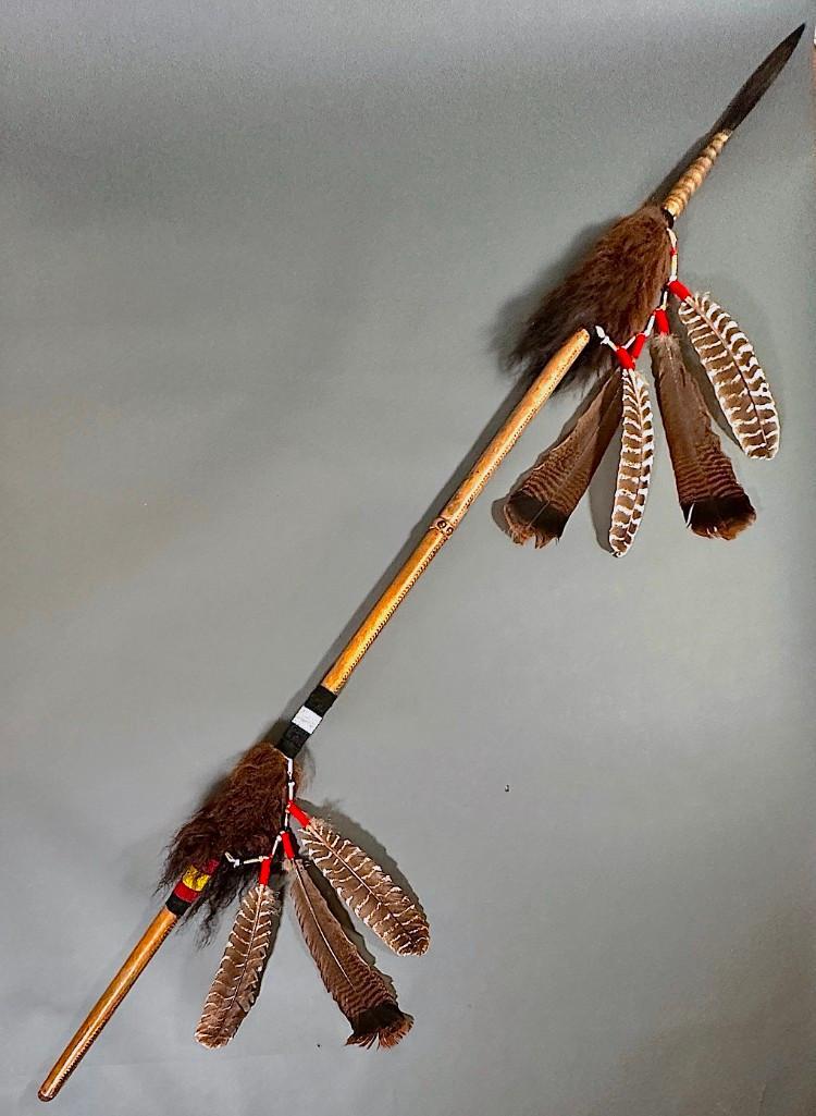 Native American Indian Coup Staff