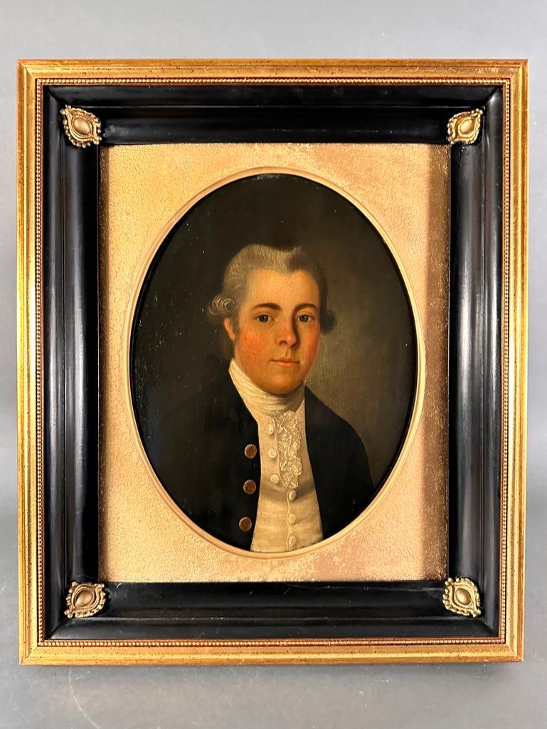 18thc. British School, Portrait Of A Gentleman Auction