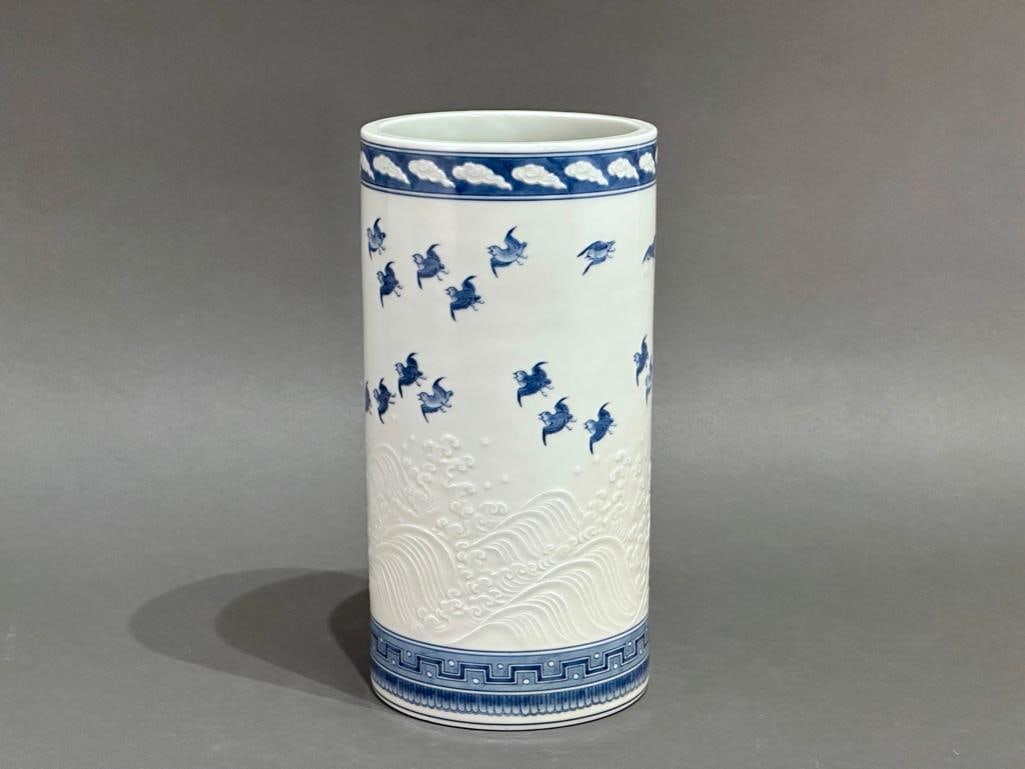 Japanese Hirado/mikawachi Ware Vase, C.1900 Auction