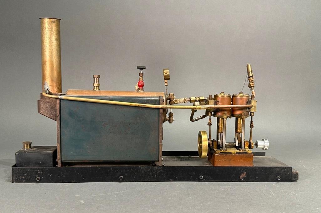 Buy English Model Steam Engine With A Stuart Boiler | Neue Auctions In Oh