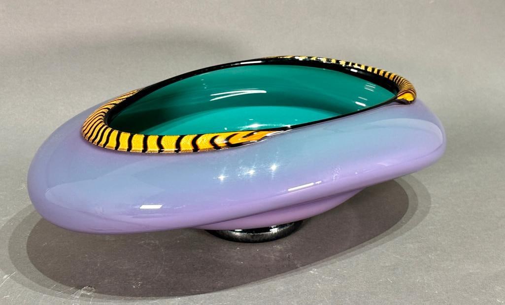 David Garcia Art Glass Bowl Auction