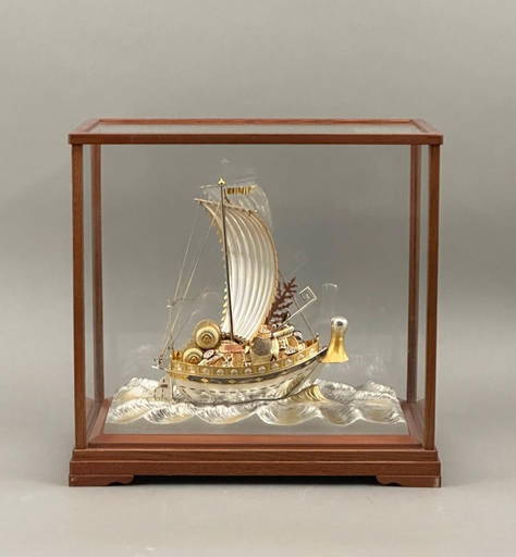 Seki Takehiko Silvered Treasure Boat