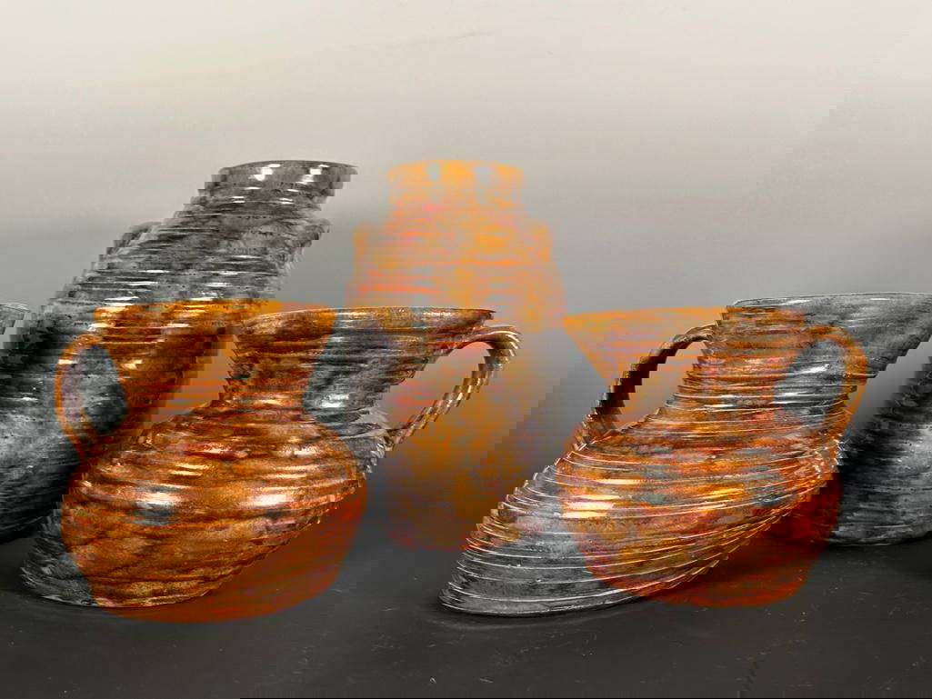 Three Pieces Of Fulper Pottery Auction