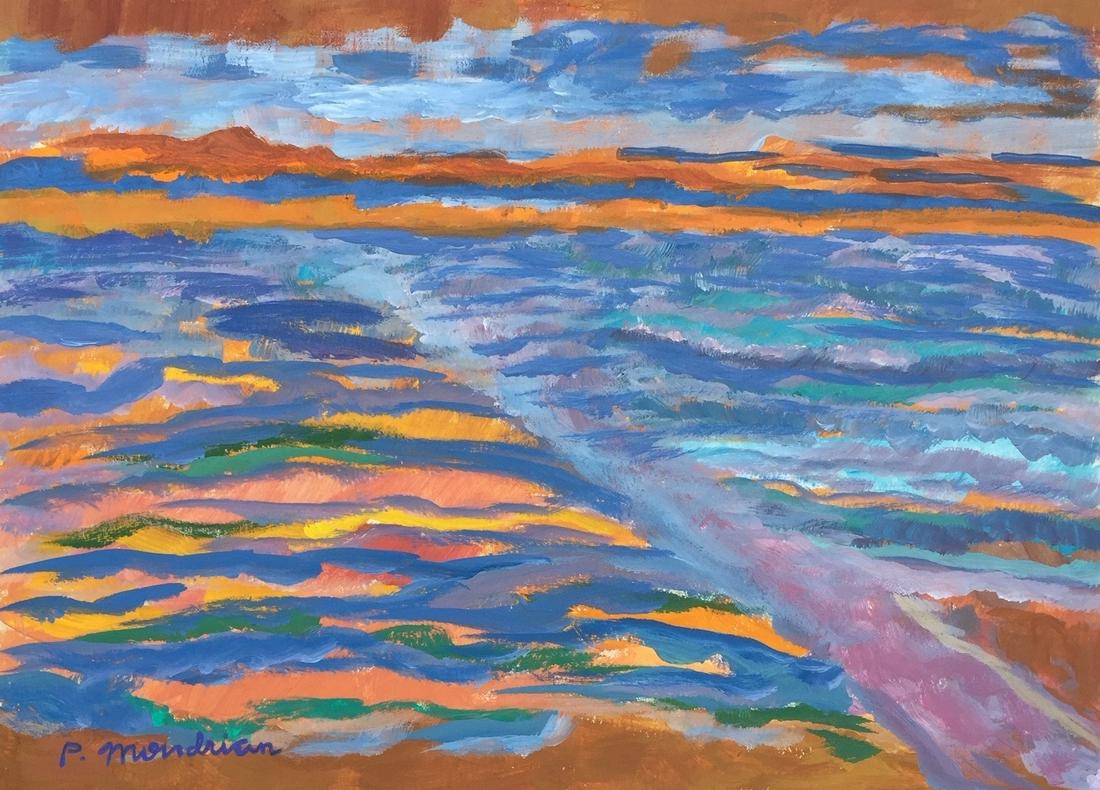 Piet Mondrian gouache on cardboard Dutch (#0025) on Aug 24, 2021 ...