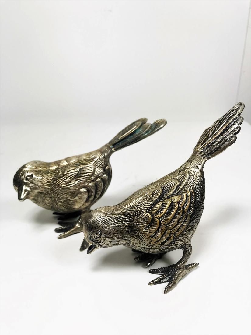 Vintage PAIR Silver Plated Bird Figurine - Jul 10, 2018 | C&J Antiques ...
