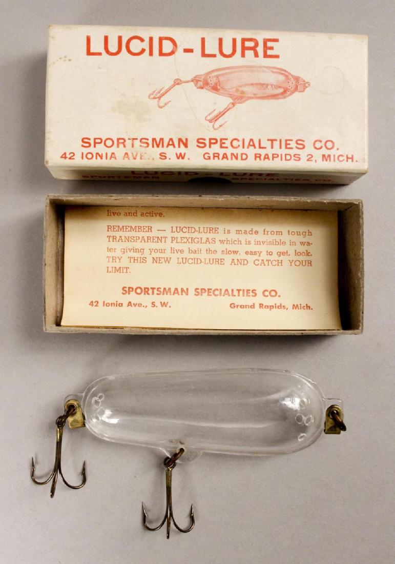 Vintage Lucid-Lure Transparent Fishing Lure