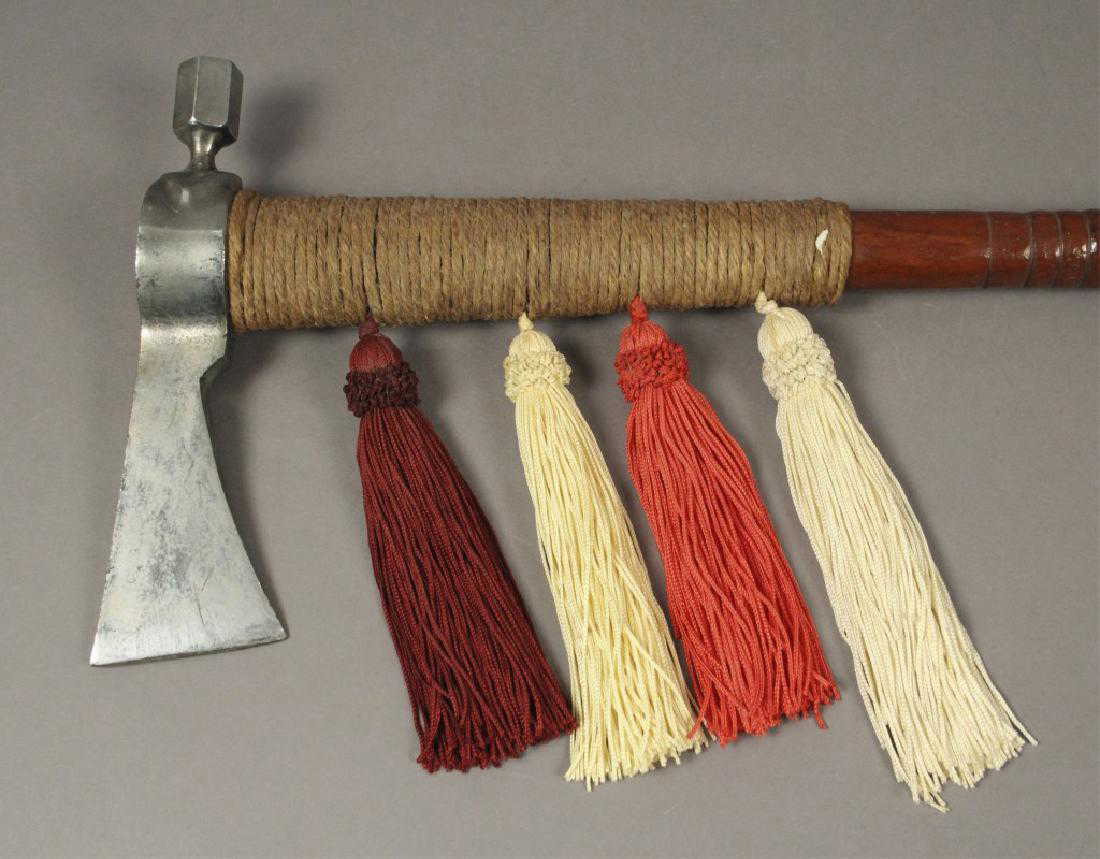 Native American Tomahawk Replica Axe W Peace Pipe