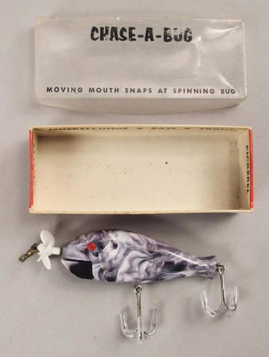 Rare Vintage Chase A Bug Mechanical Fishing Lure
