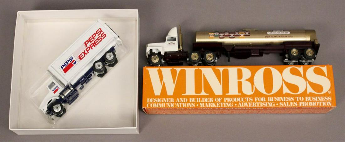 2 Winross Truck & Trailers Pepsi Hershey