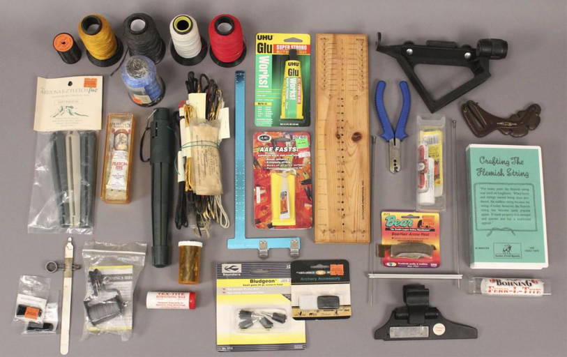 Large Assortment Arrow Making Supplies