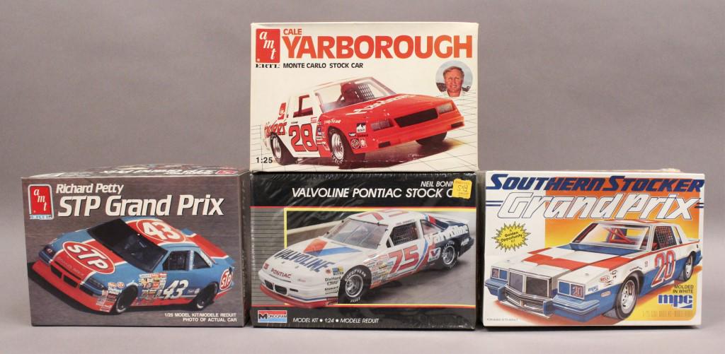 4 NASCAR Racing Model Car Kits - Dec 18, 2019 | Pace & Hong Auctions in MI