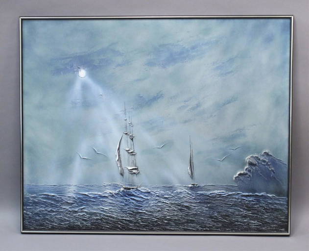 Ivar Bruun Original Modern Impressionist Painting