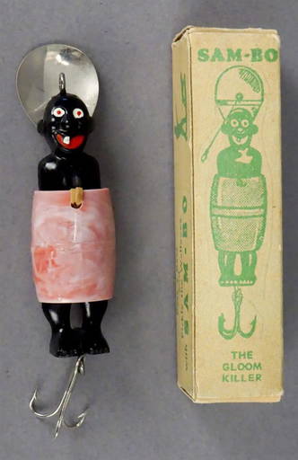 Vintage Risque Sam Bo Fishing Lure In Box