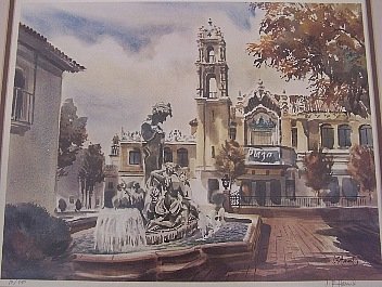 125: J.R. Hamil Kansas City Plaza #'d Print