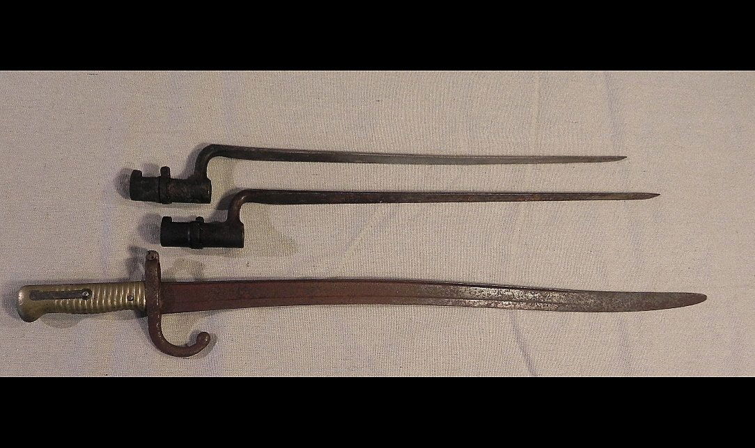 3 Civil War era Bayonets - Apr 02, 2013 | K.C. Auction Company in MO