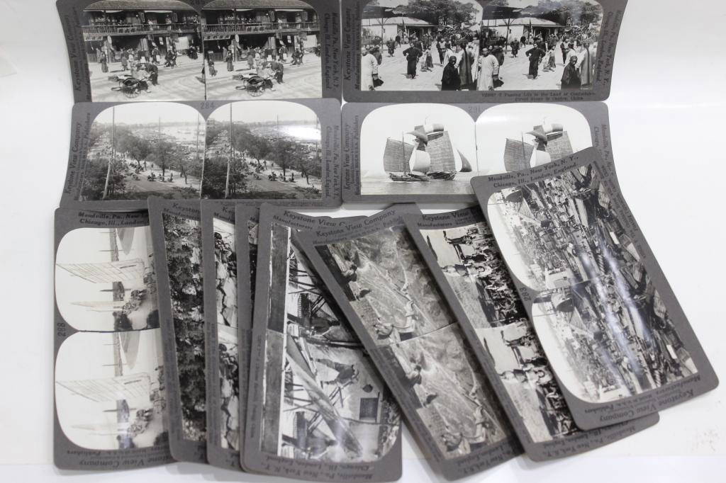 12pcs Vintage Chinese Keystone Photo Auction