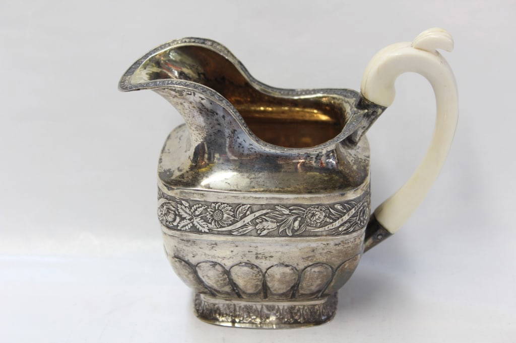 European Sterling Silver Creamer ,hallmarks Auction