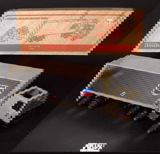 Tonka Chevron Package Delivery Truck In Box