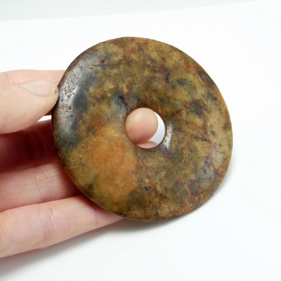Neolithic Jade Disc Nephrite Liangzhu Chinese ARCHAIC