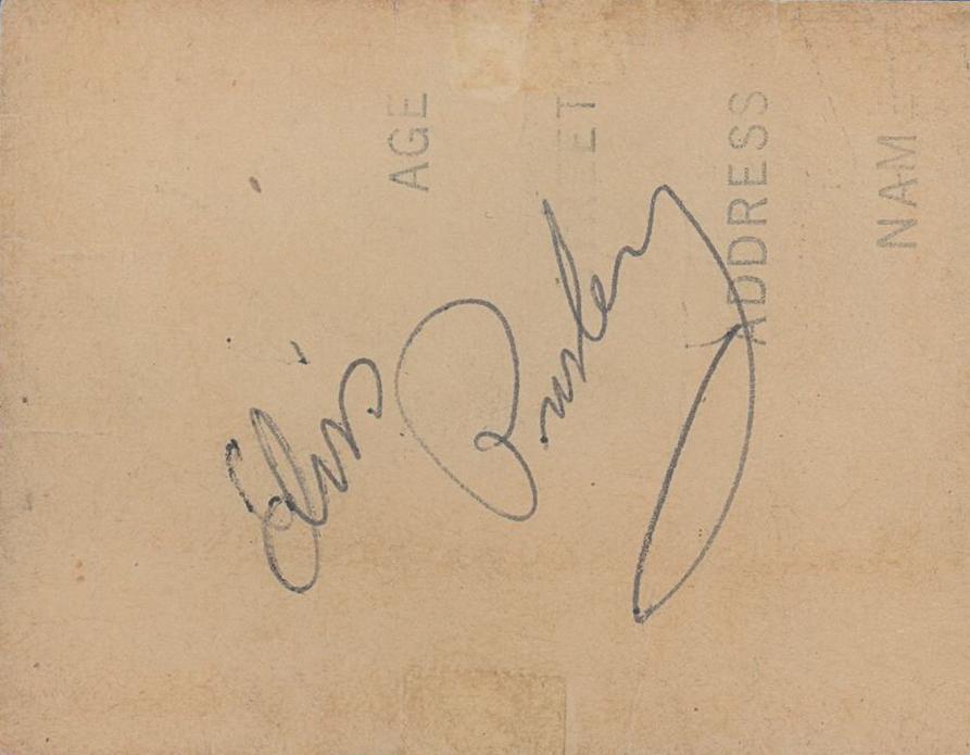 Elvis Presley Signed Illinois ID Card (Roger Epperson/REAL ...