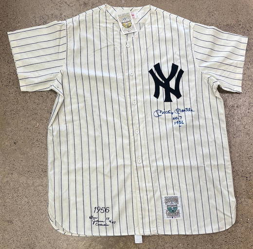 Mickey Mantle Signed & Inscribed Ltd Ed. Jersey From Greer Johnson ...