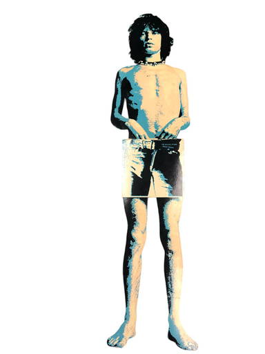 Rolling Stones: Mick Jagger 'Sticky Fingers' 9" x 39" Official Promo ...