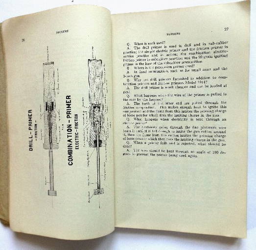 Gunners Instruction Fixed Guns 1924