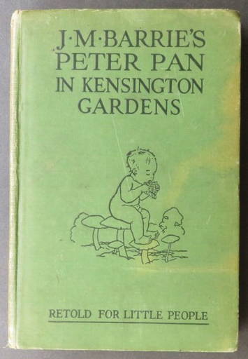 Barrie, Byron, Peter Pan Kensington Gardens, Rackham ill. 1st/1st US Ed ...