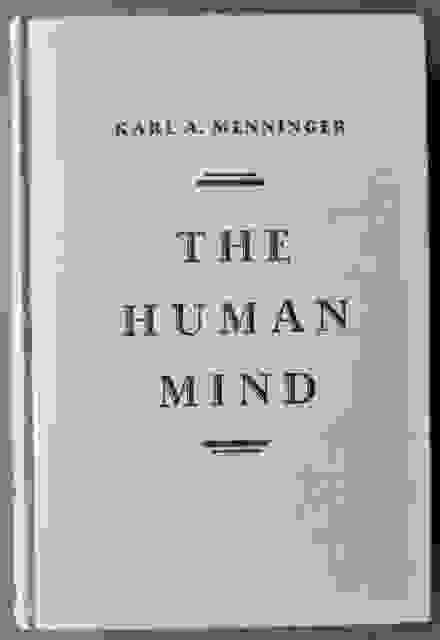 Karl Menninger, The Human Mind, 1930, Psychology Auction