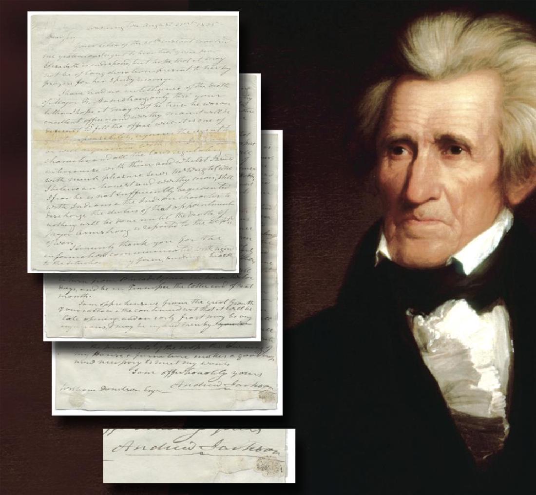 Pres. Jackson Needs an Agent "acquainted with Indians