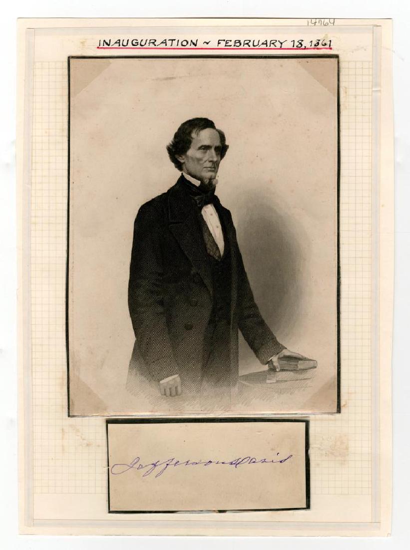 Autograph of Confederate President Jefferson Davis with - Jun 21, 2016 ...