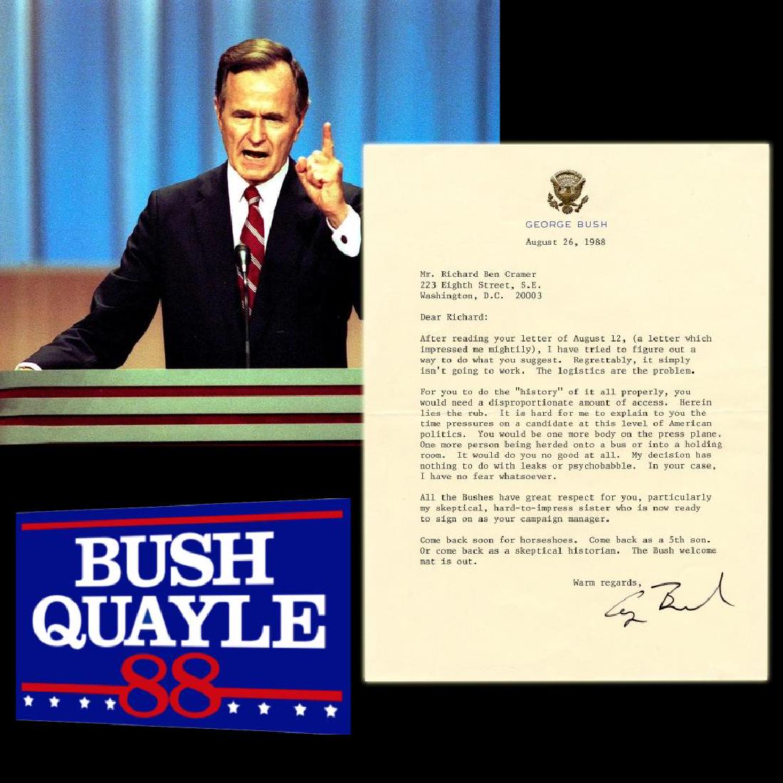 George H.w. Bush, Amazing Content Letter