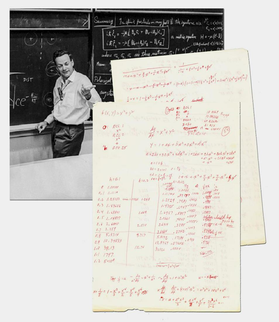 Nobel Prize-Winning Physicist Richard Feynman Uses - Oct 02, 2019 ...