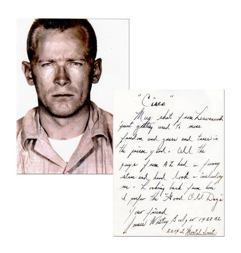 Rare Whitey Bulger Signed Photo