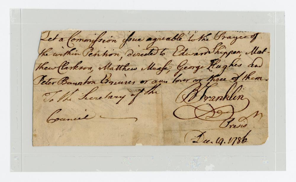 Declaration Signer Benjamin Franklin Bold Signature on - Jan 16, 2020 ...