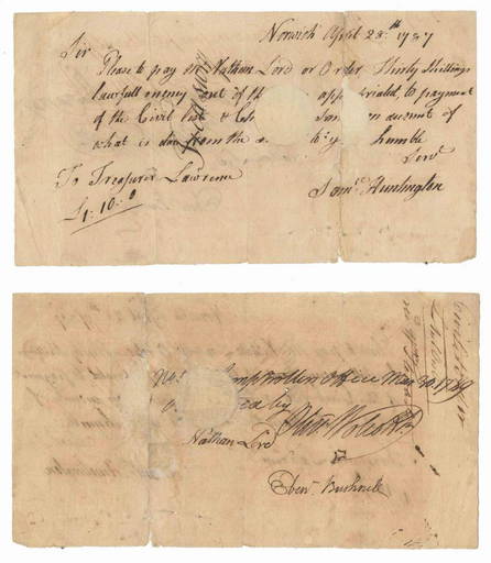 Declaration Signer Samuel Huntington Als With Oliver