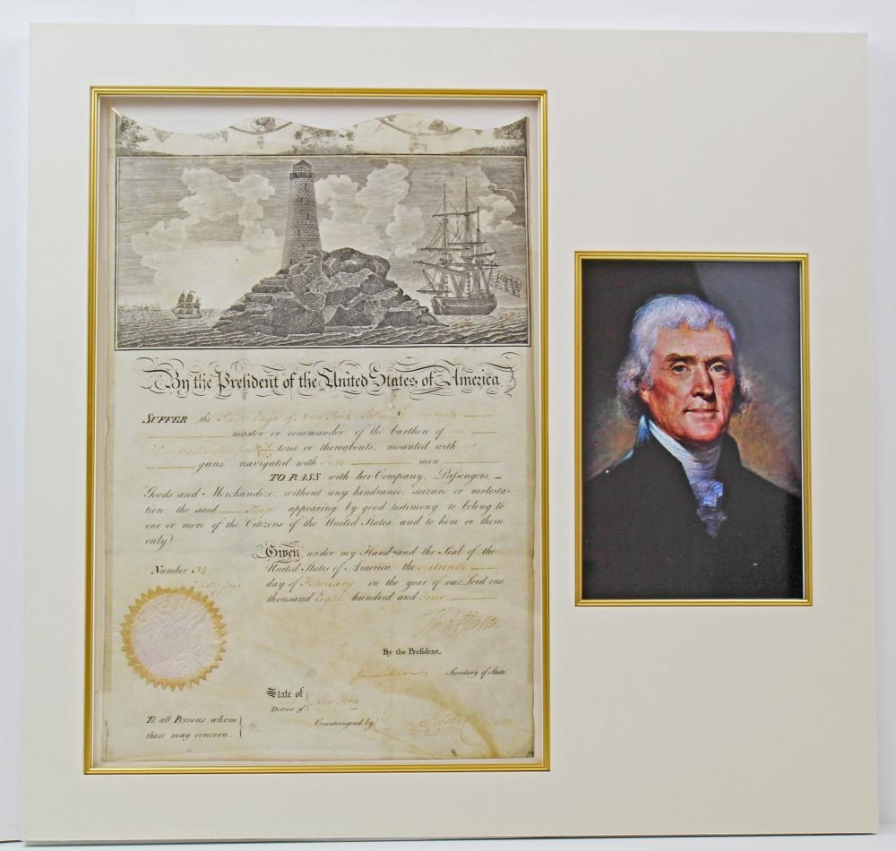 Declaration Signer Thomas Jefferson & James Madison
