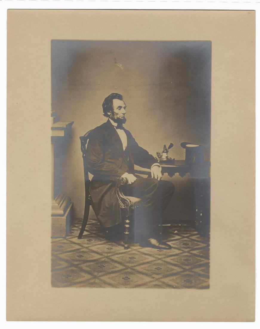 A. Lincoln Superb Brady Photo Signed by Meserve! 8" x - Jan 16, 2020 ...