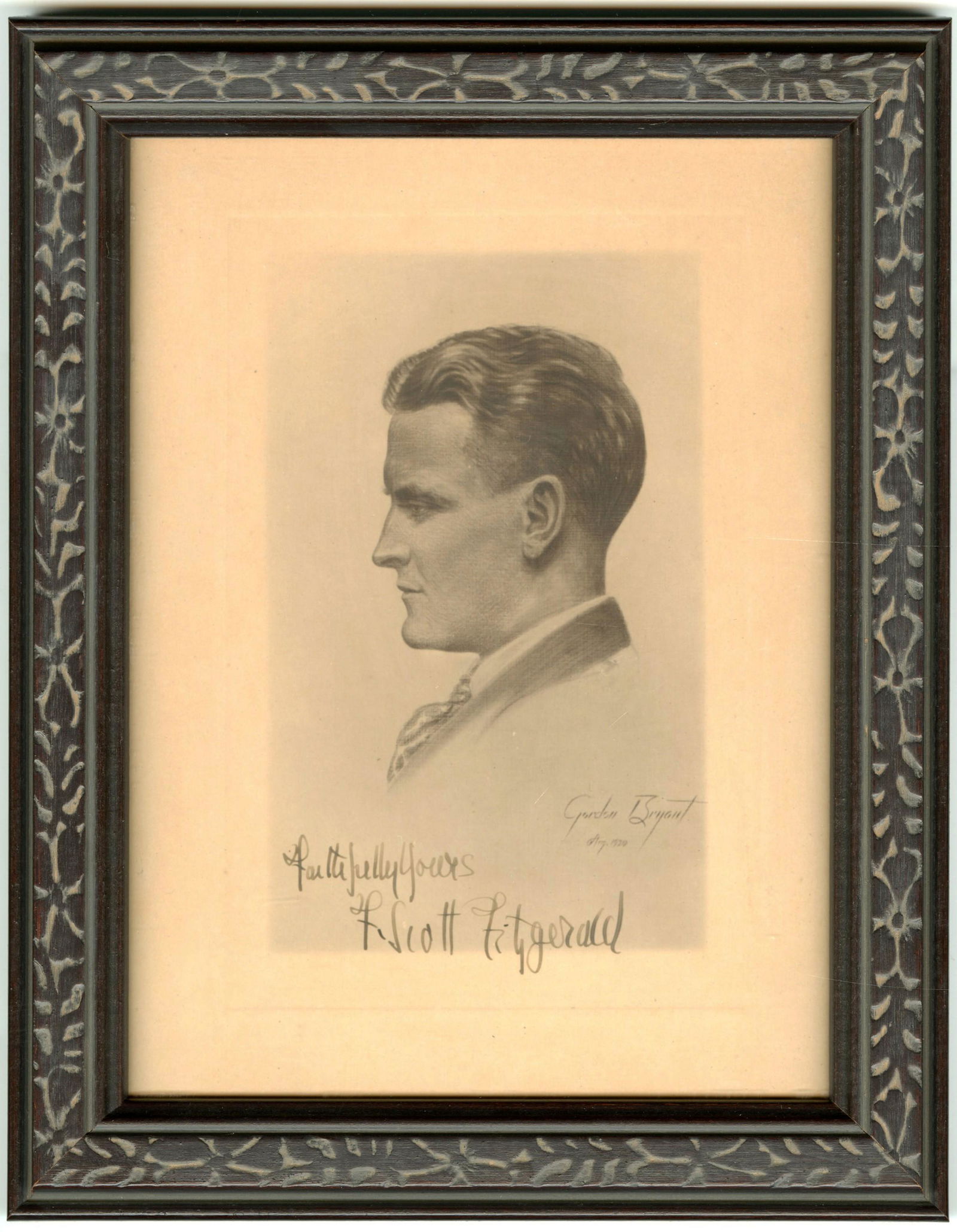 F. Scott Fitzgerald Signed Gordon Bryant Portrait - Feb 26, 2020 ...