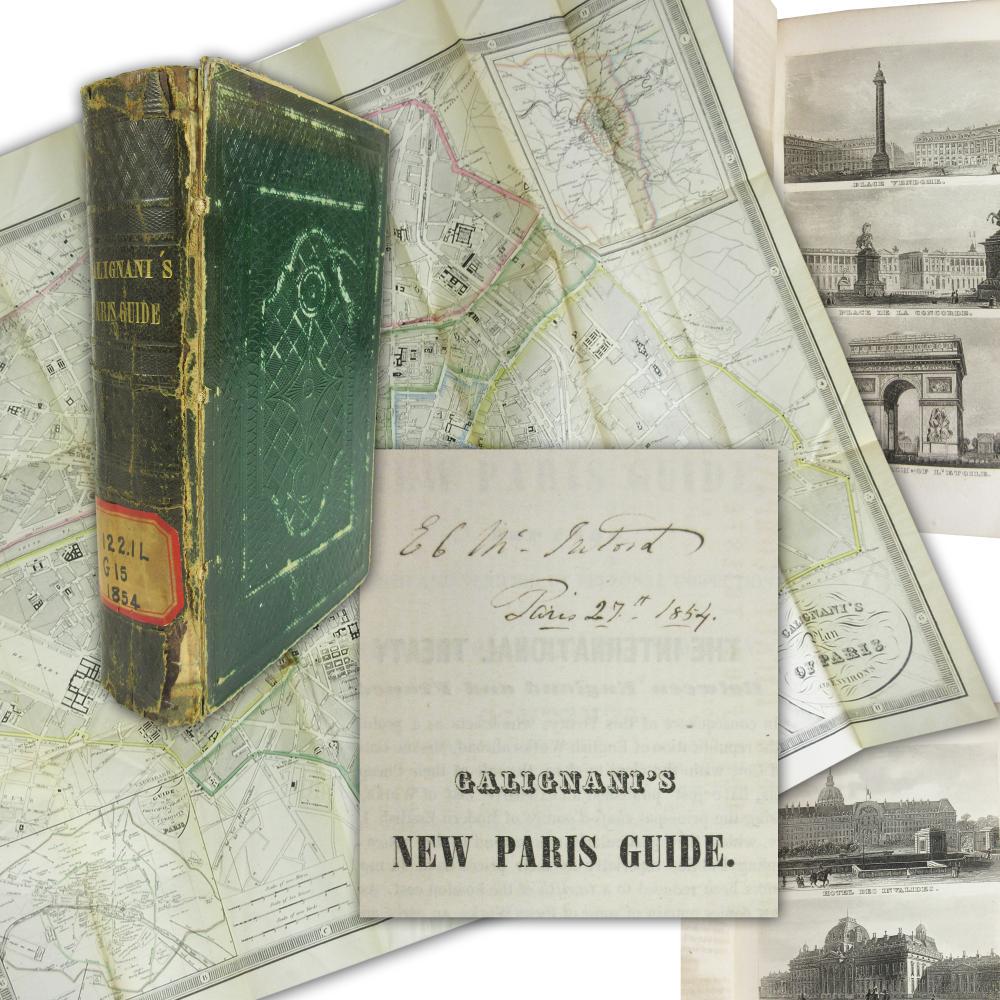 Caroline Fillmore's 3x Signed Paris Guide Book